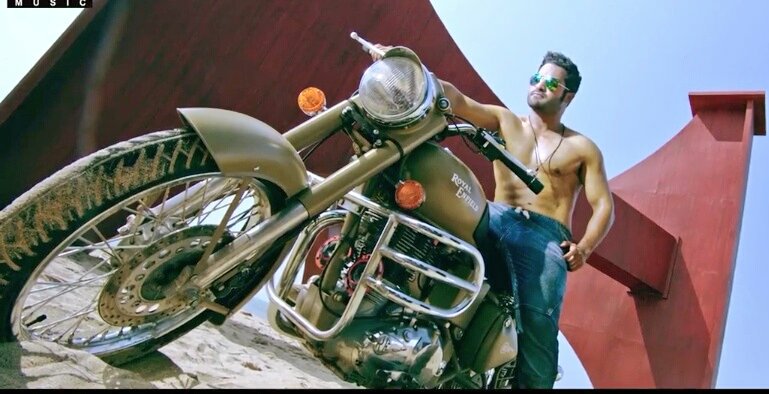 NTR Fans 🌊 on Twitter: "NTR on Royal Enfield bike…