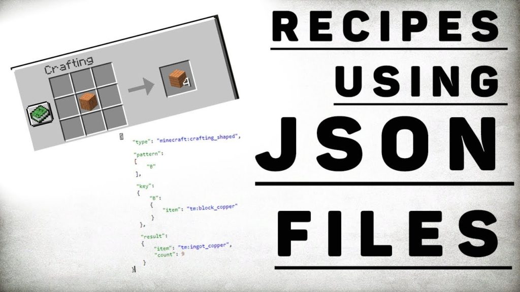 Moddingtutorials On Twitter Crafting With Json Recipes 112 112moddingtutorial 0038