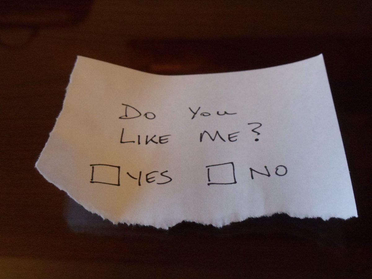 Do You Like Me Yes Or No Circle One