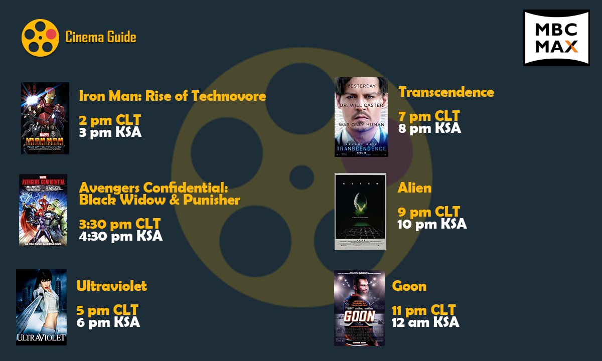 دليل ام بي سي max