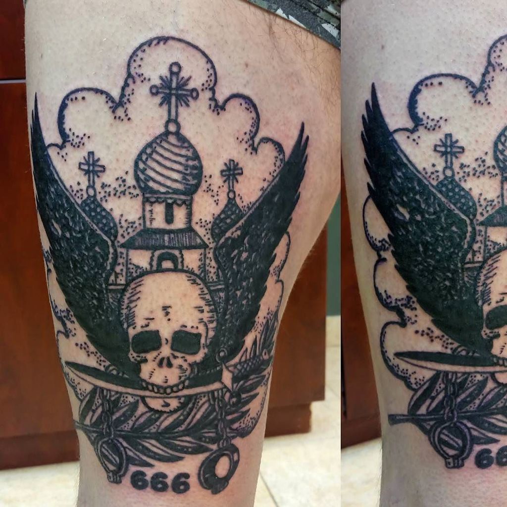 Russian Eagle Tattoo
