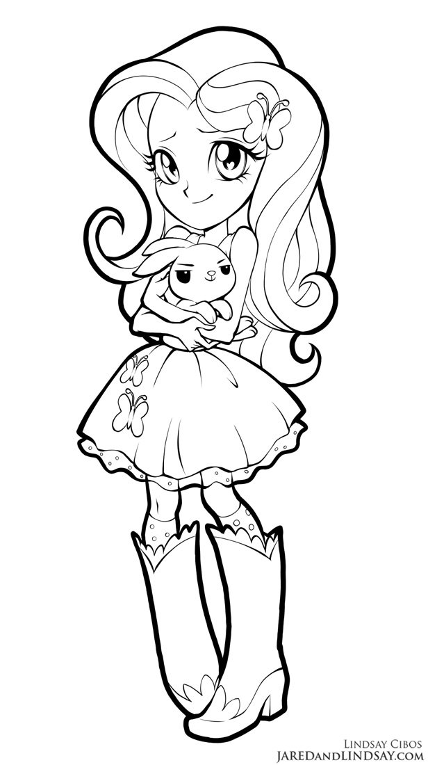 Rarity As Human Coloring Pages
