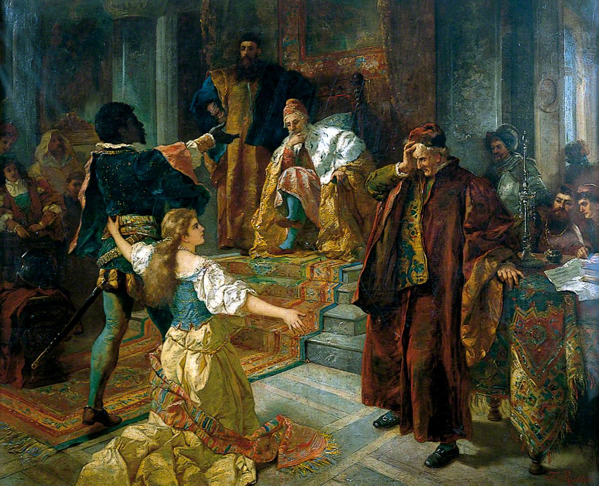 Museumsqualität Prints Othello von Edouard Frédéric Wilhelm Richter (1844-1913) | ArtsDot.com
