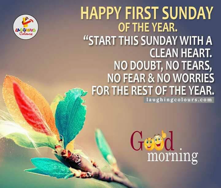 Happy First Sunday
