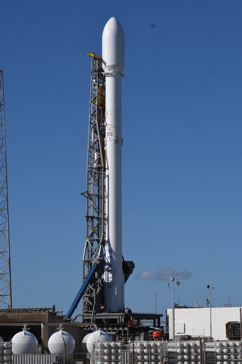 Falcon 9 With Iridium 6 Grace Fo On The Pad At Slc 4 Vandenberg Afb