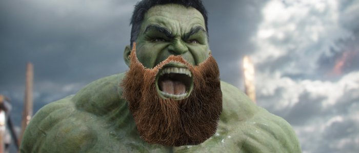Incredible Hulk With Beard