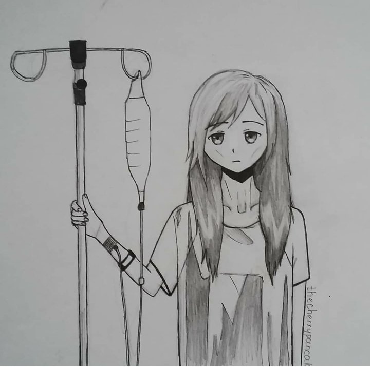 Anorexia Drawing