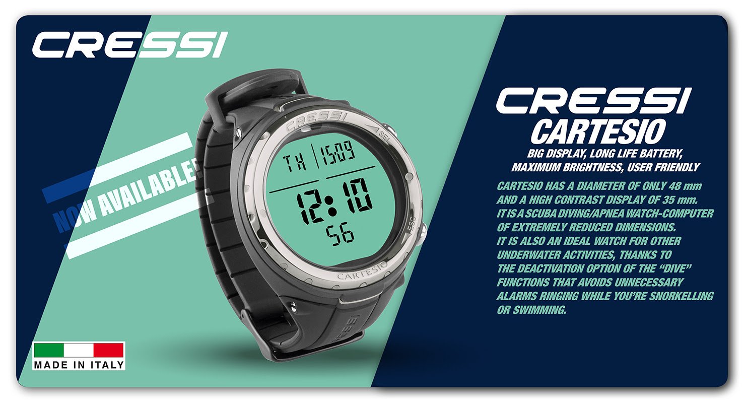 Jual Dive Computer Cressi Cartesio / Alat Pengukur Kedalaman ...