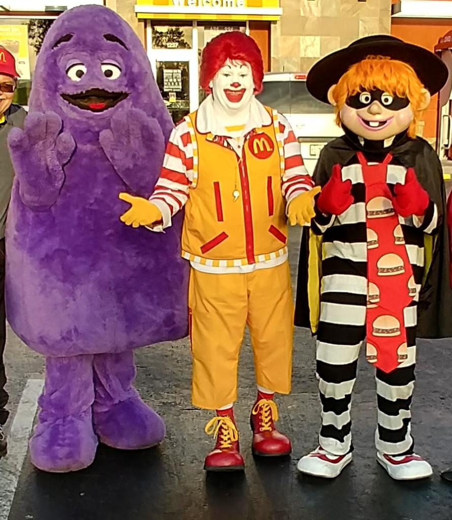 Mcdonalds Characters Costumes