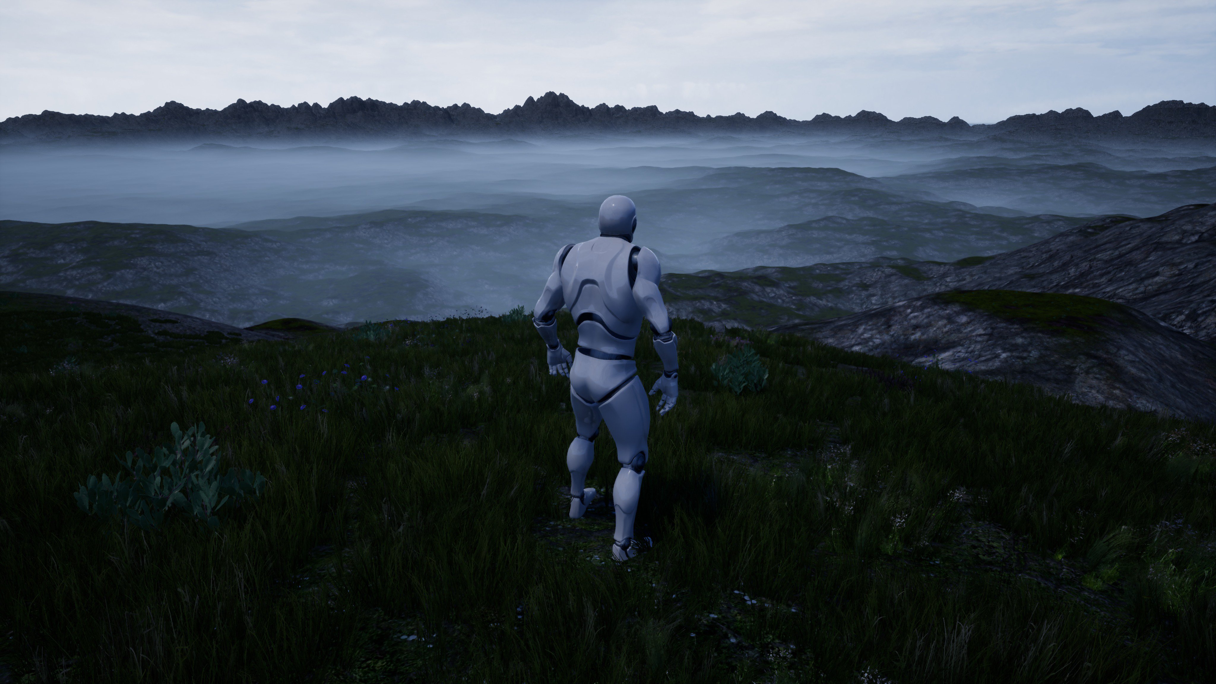 UE4 Procedural landscape generation / Twitter