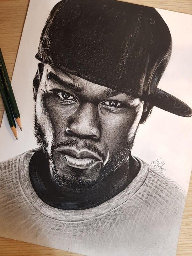 Drawing Of 50 Cent