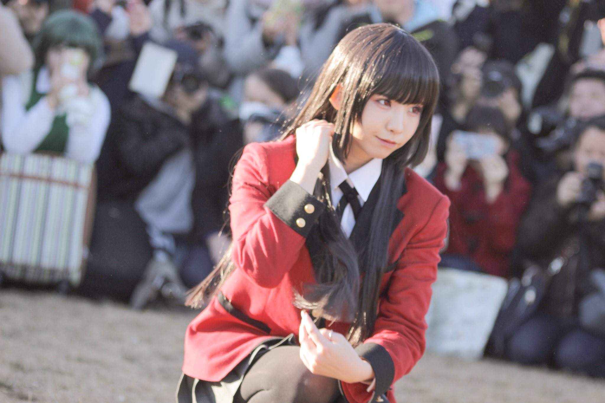 ️六糖 ️ on Twitter: "C93 2日目 えなこりん(@enako_cos ) 賭ケグルイ 蛇喰夢子 #C93 #C93コスプレ #コスプレ #えなこりん ドアップばっかですみませ ...