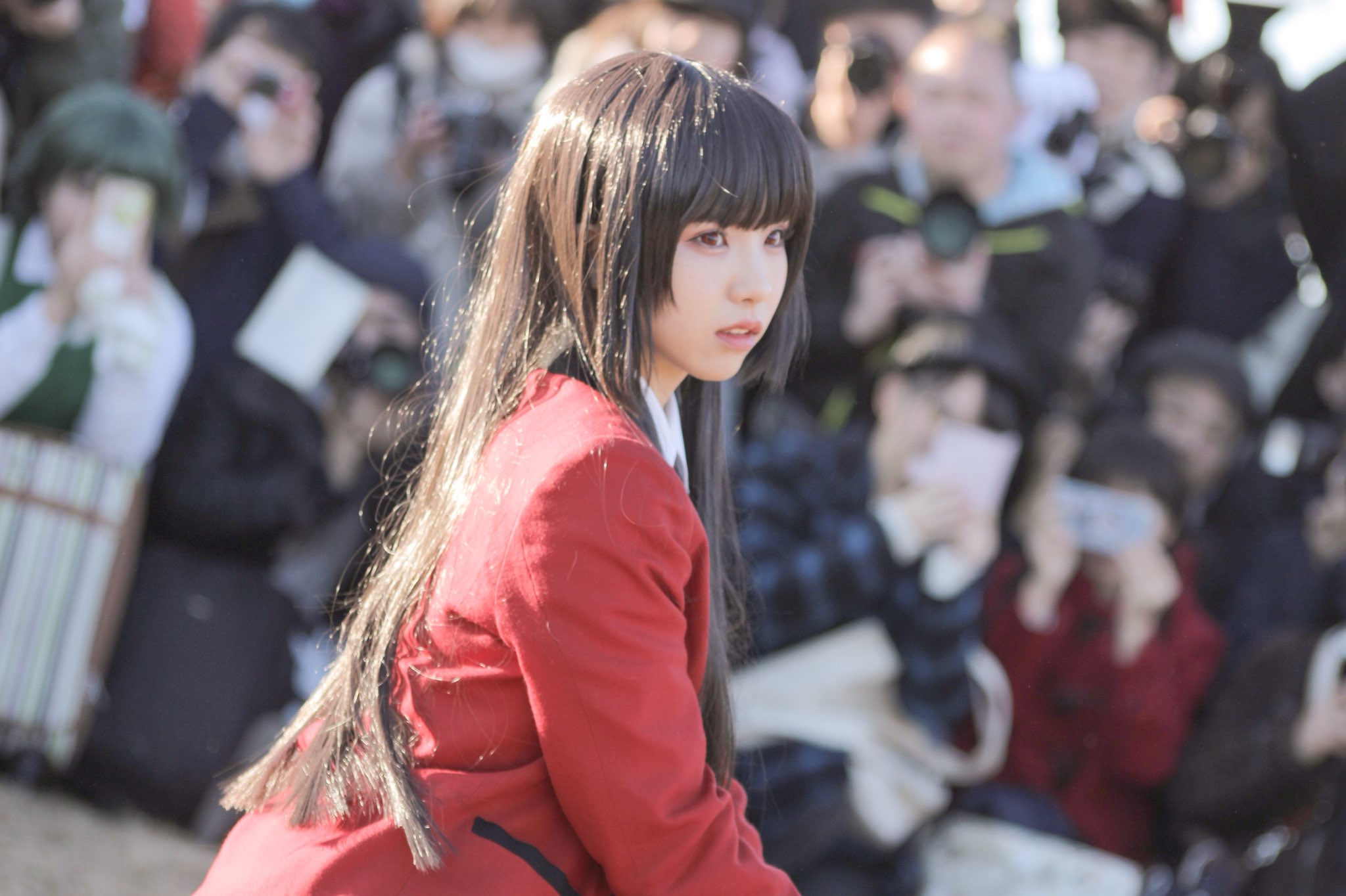 ️六糖 ️ on Twitter: "C93 2日目 えなこりん(@enako_cos ) 賭ケグルイ 蛇喰夢子 #C93 #C93コスプレ #コスプレ #えなこりん ドアップばっかですみませ ...