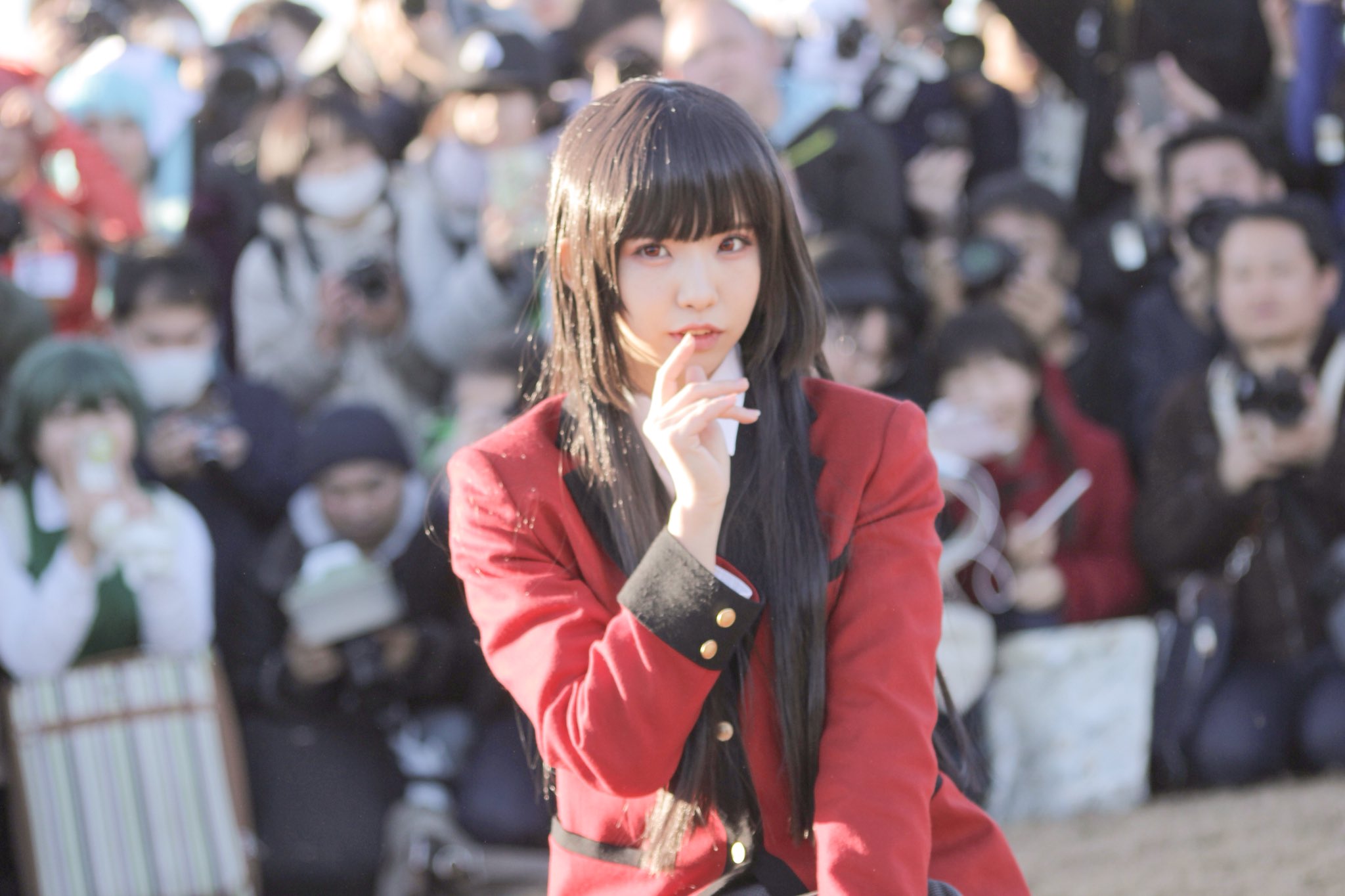 ️六糖 ️ on Twitter: "C93 2日目 えなこりん(@enako_cos ) 賭ケグルイ 蛇喰夢子 #C93 #C93コスプレ #コスプレ #えなこりん ドアップばっかですみませ ...