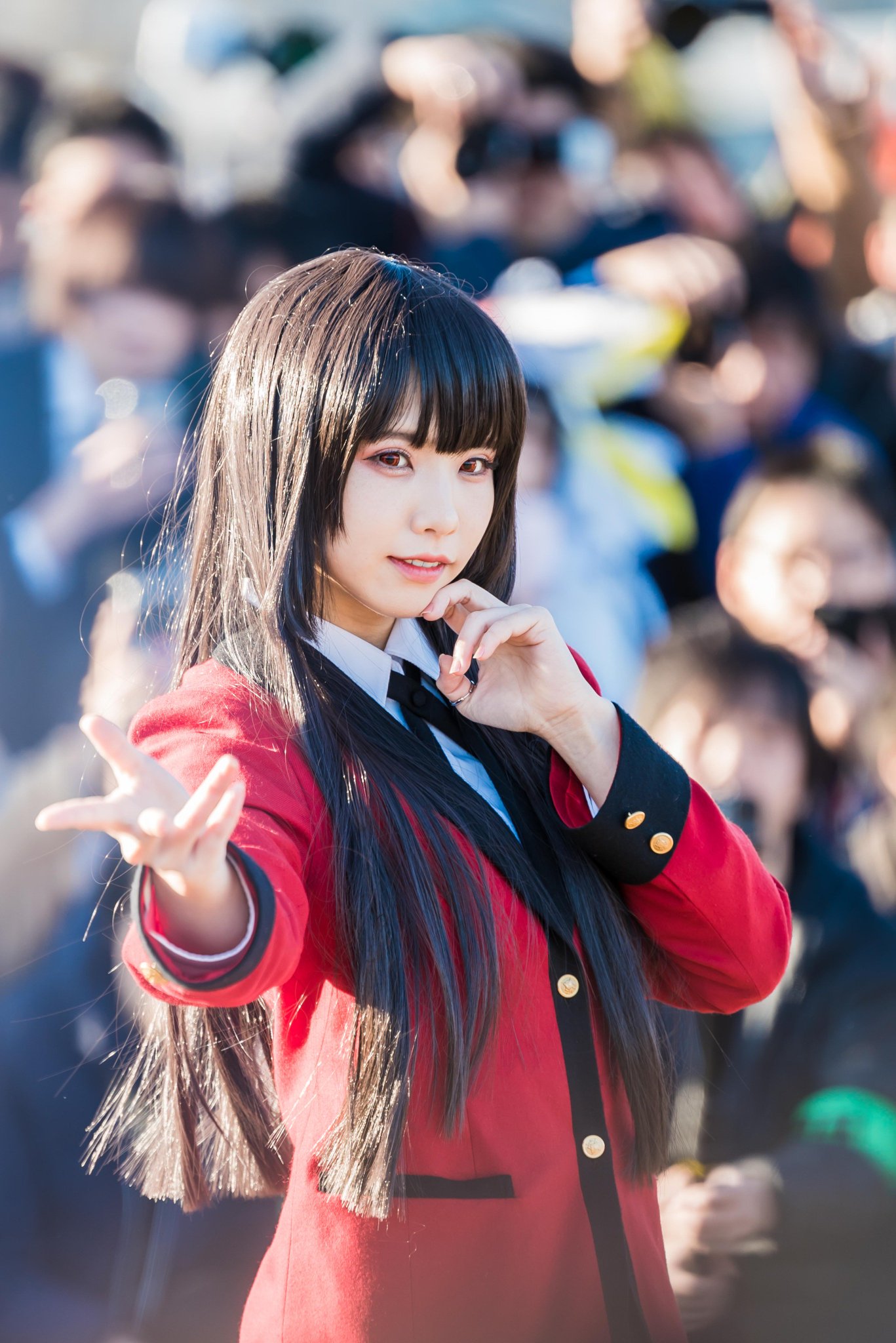 麗(うるは)＠🐢 on Twitter: "20171230 冬コミ2日目 えなこさん(@enako_cos)/賭ケグルイ 蛇喰夢子 #C93 #C93コスプレ…