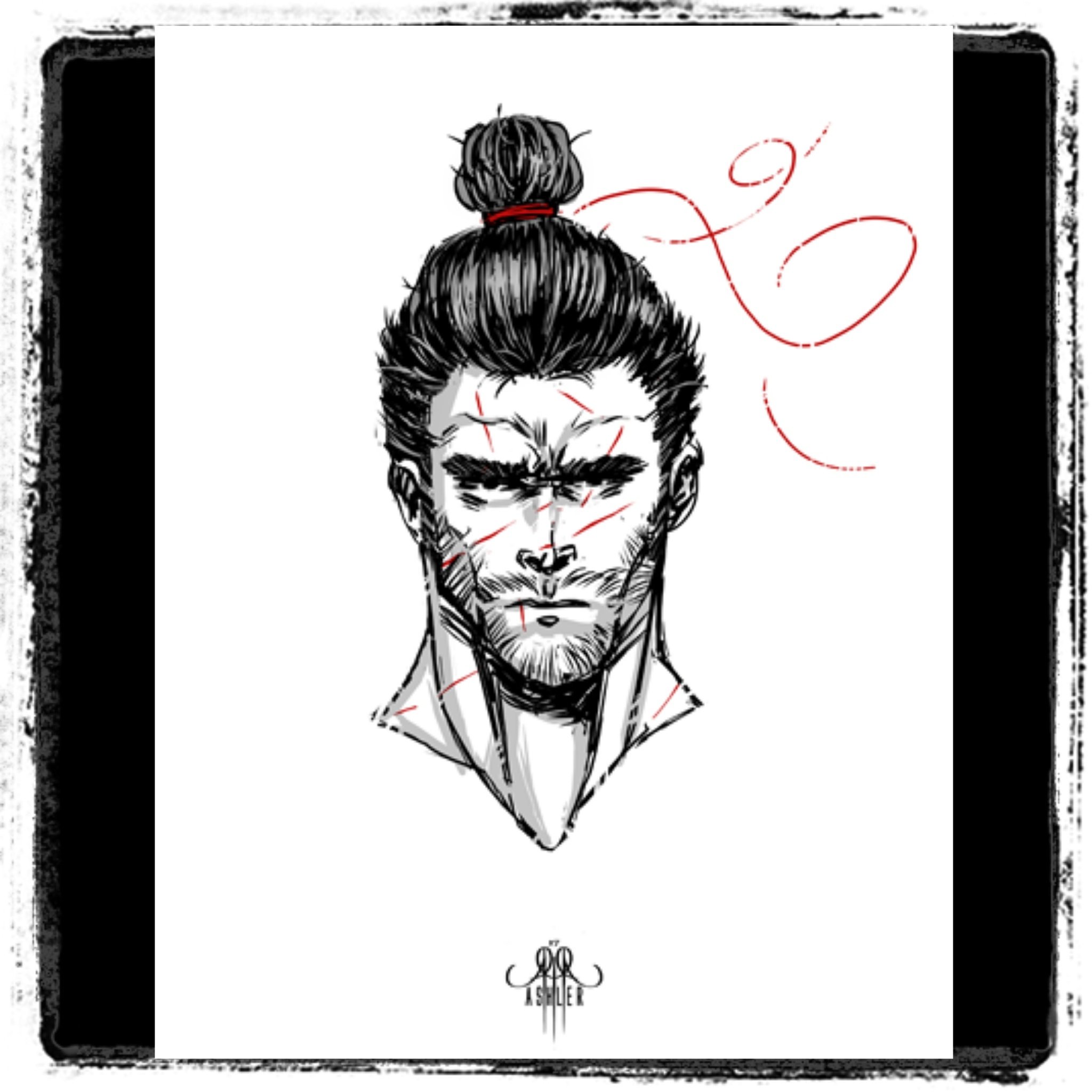 Samurai Hair Anime