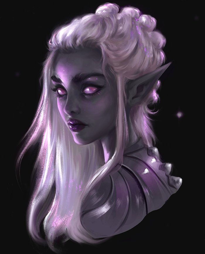 Female Drow Warlock