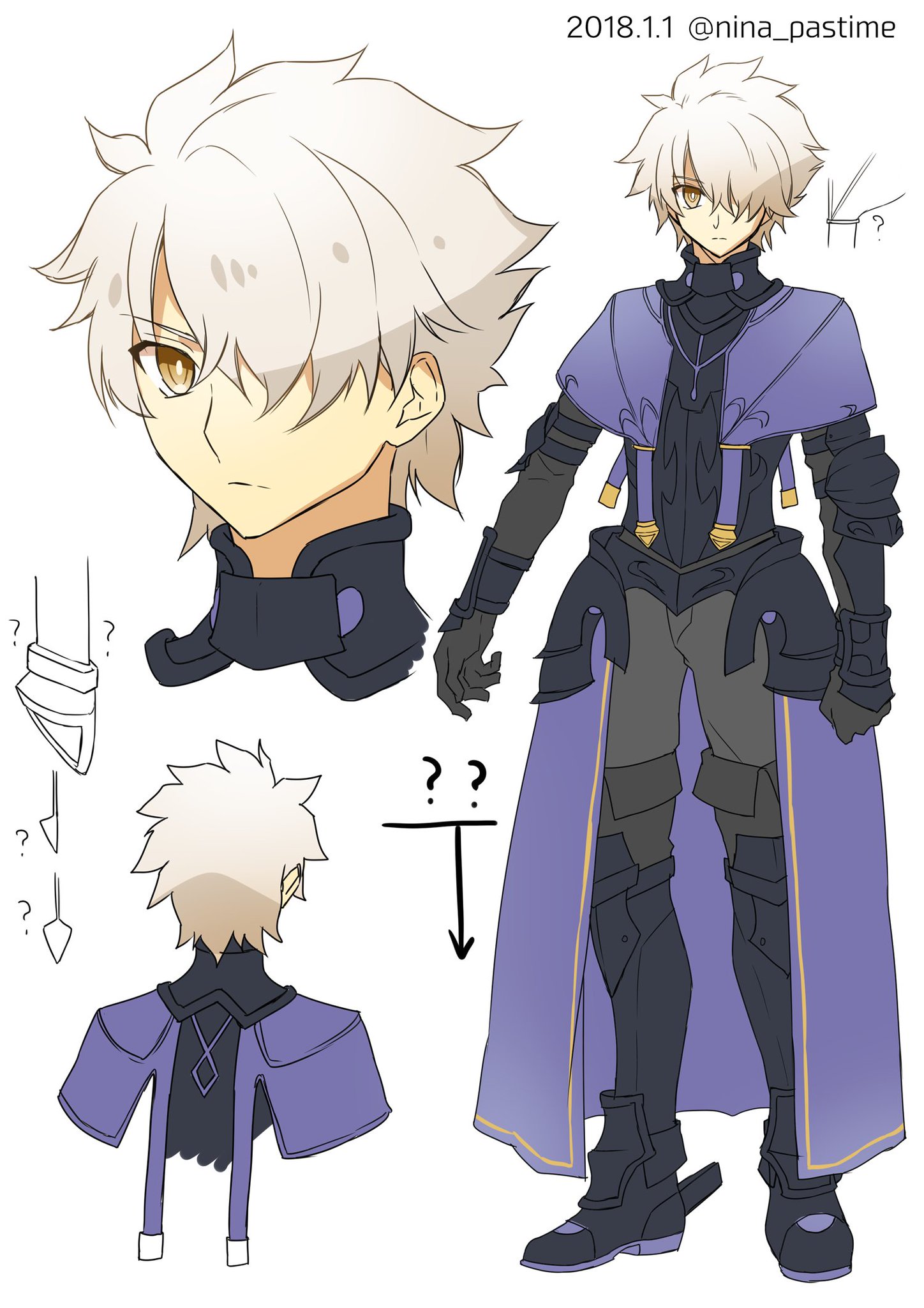 Galahad (Shielder) Remake ギャラハッド Fate/Grand Order Minecraft Skin