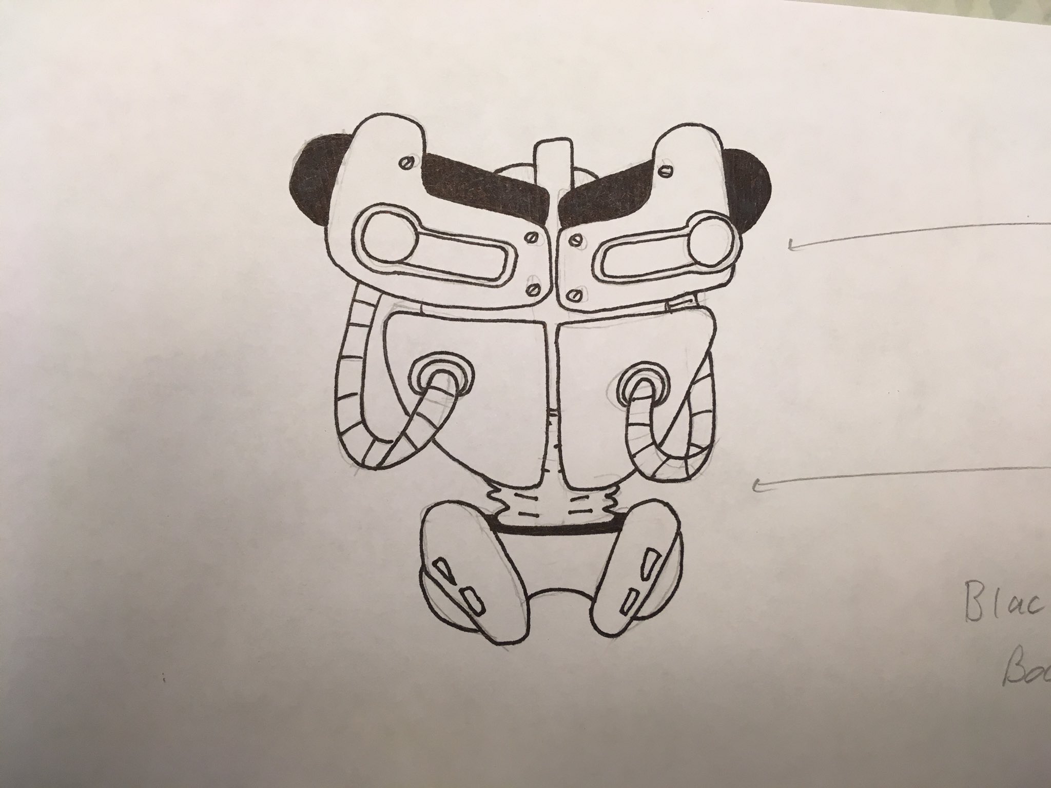 Robot Body Drawing