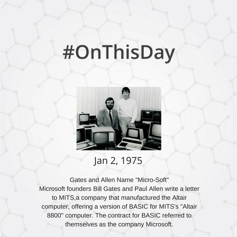 Bill Gates And Paul Allen 1975