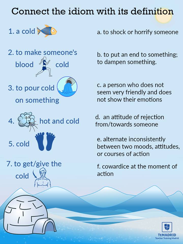 TtMadrid TEFL Course on Twitter: "Teach your students a few idioms for ...