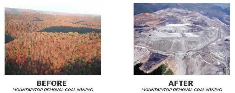Mountaintop Removal Before And After