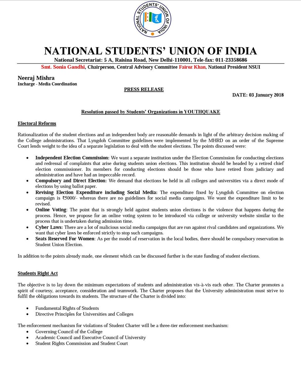 45 best Twitter @nsui_sandesh images on Pholder | NSUI COMMUNIQUE NSUI ...