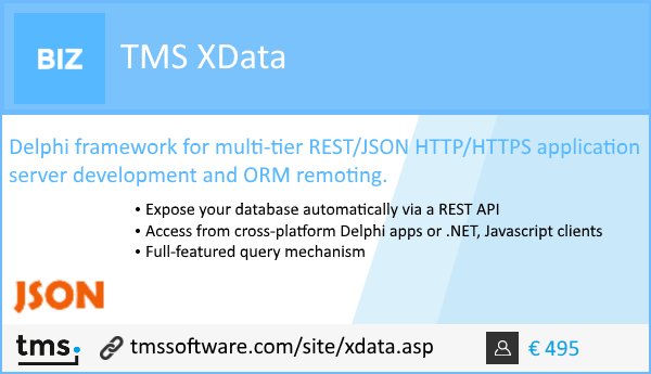 Tmssoftware On Twitter A Full Featured Delphi Framework To Create Servers That 7525