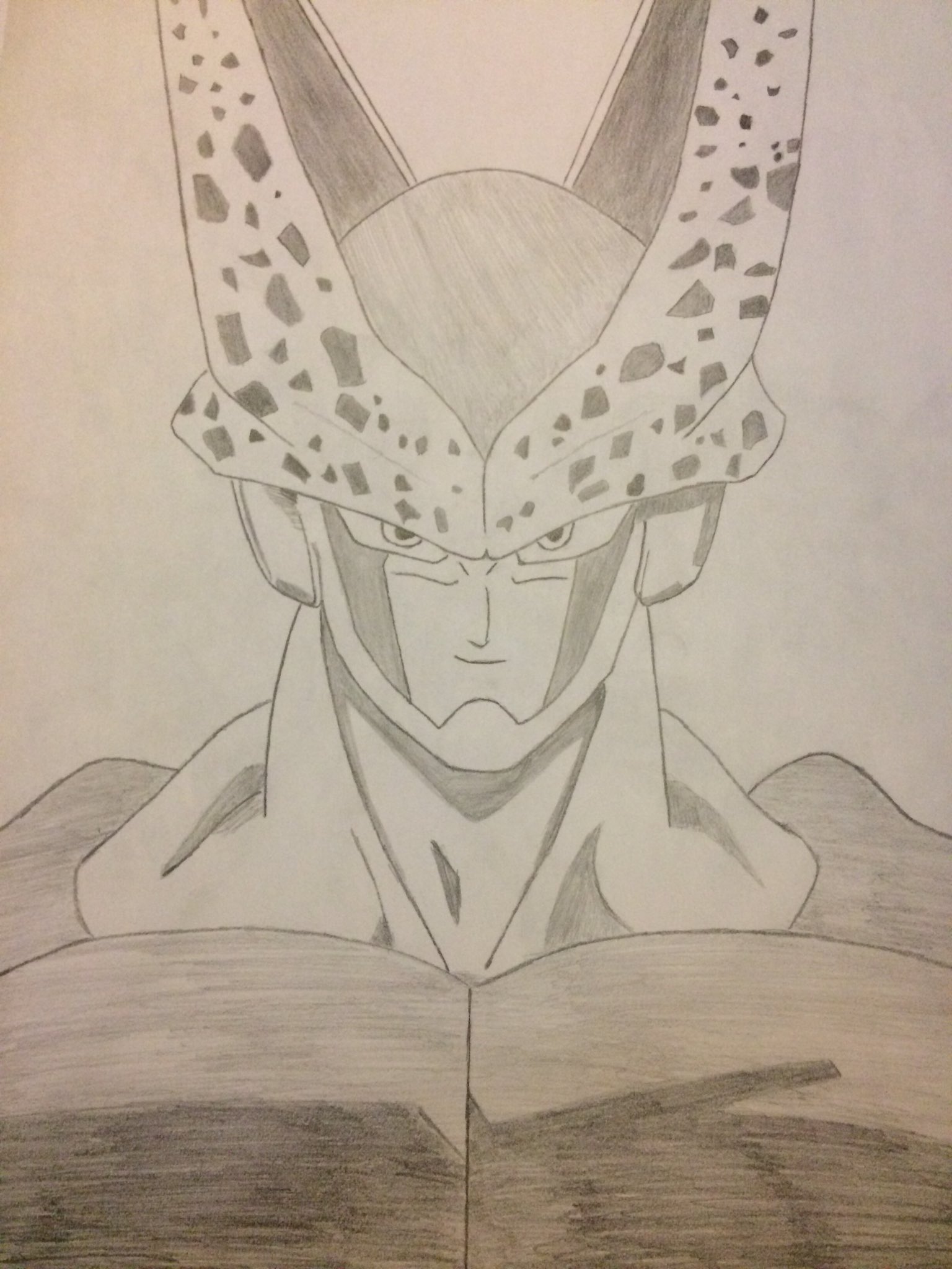 Cell Dragon Ball Z Drawing