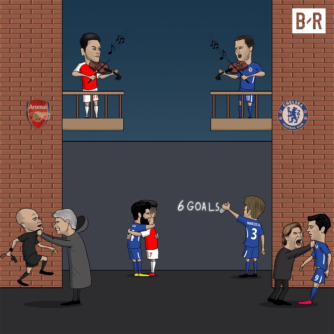Chelsea Vs Arsenal Cartoons