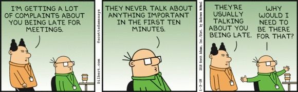 Dilbert Comics Meetings