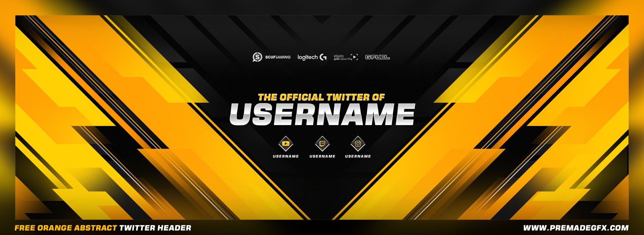 Abstract Twitter Headers