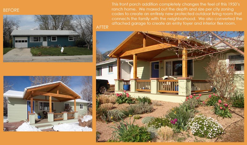 Covered Front Porch Addition