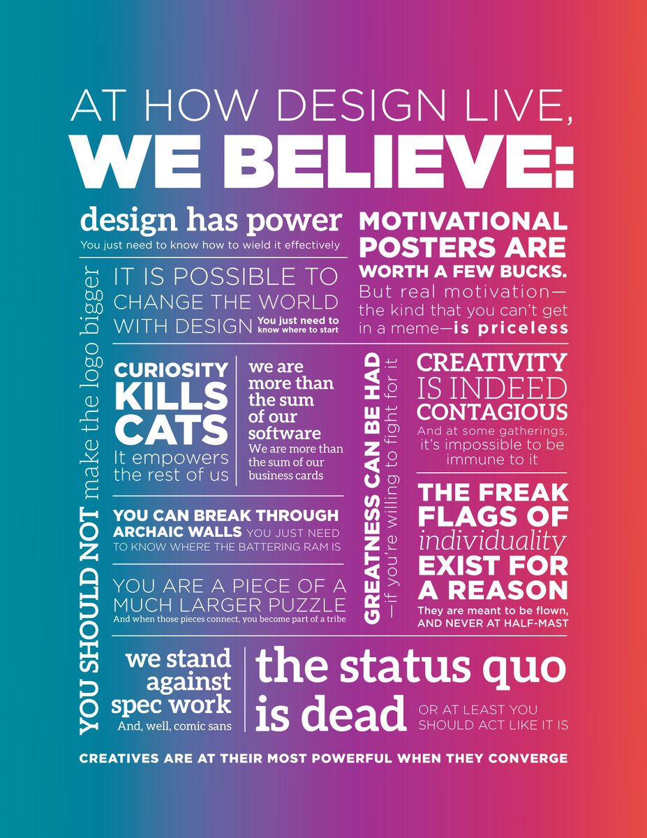 Design Manifesto Poster