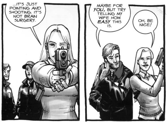 The Walking Dead Comic Rick And Andrea