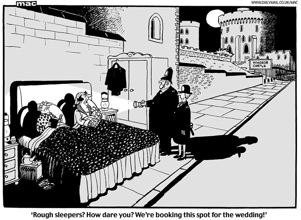 Homeless Political Cartoon