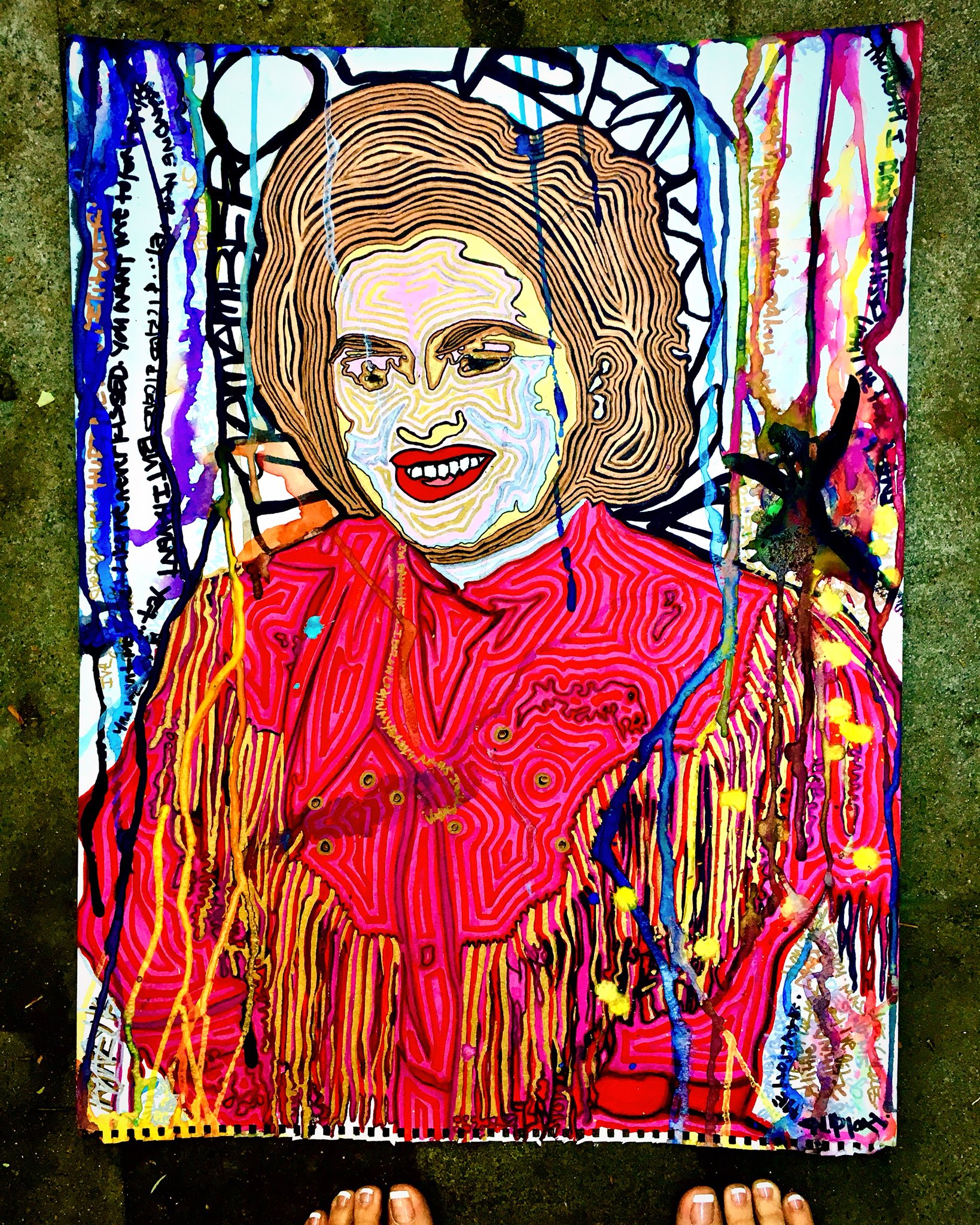 TW Pornstars - 🥀 Kristina Rose. Twitter. My Patsy Cline painting I just ...