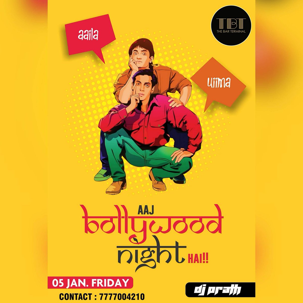 Bollywood Night Poster