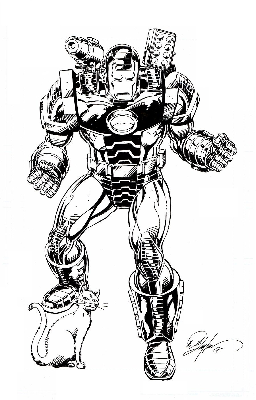 War Machine Drawing