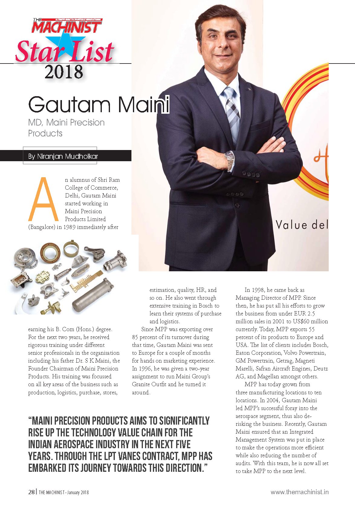 Maini Precision Logo