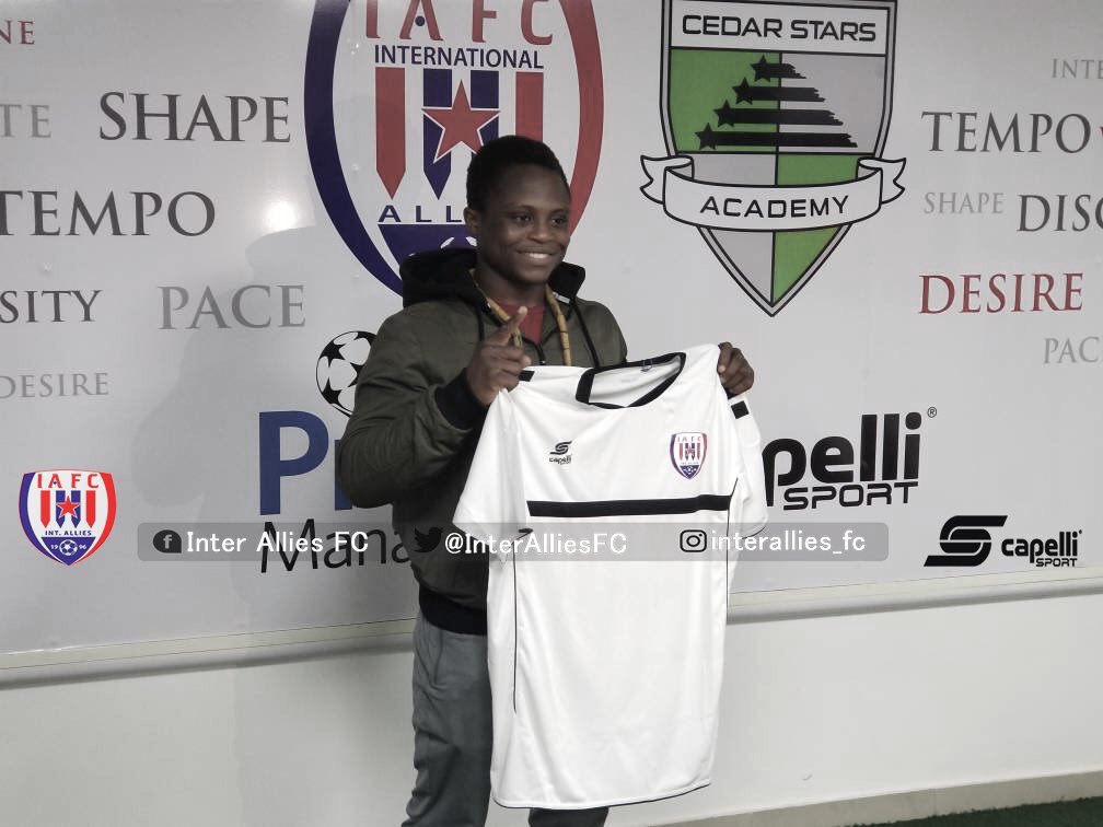 Boxer Isaac Dogboe pays courtesy call on Inter Allies with bantamweight ...