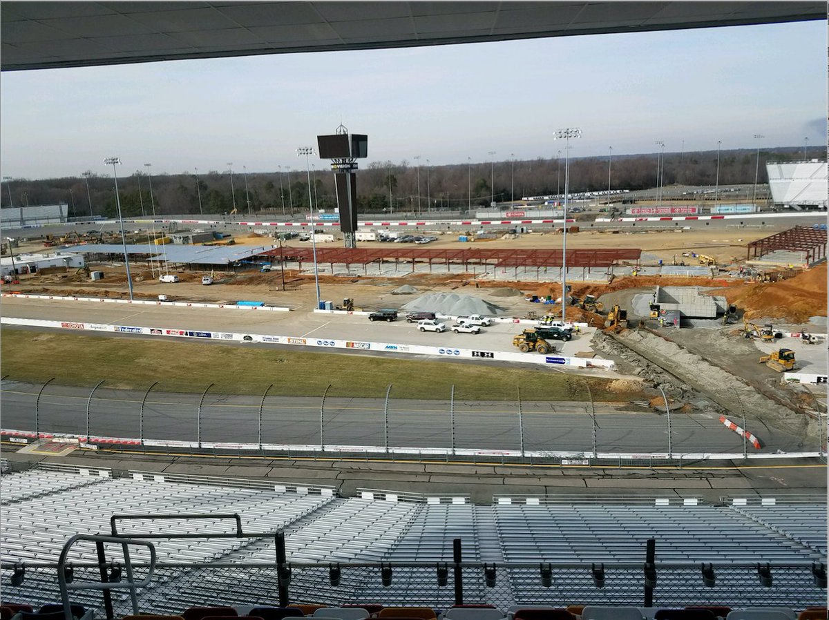 New pictures from Richmond's track upgrade : r/NASCAR