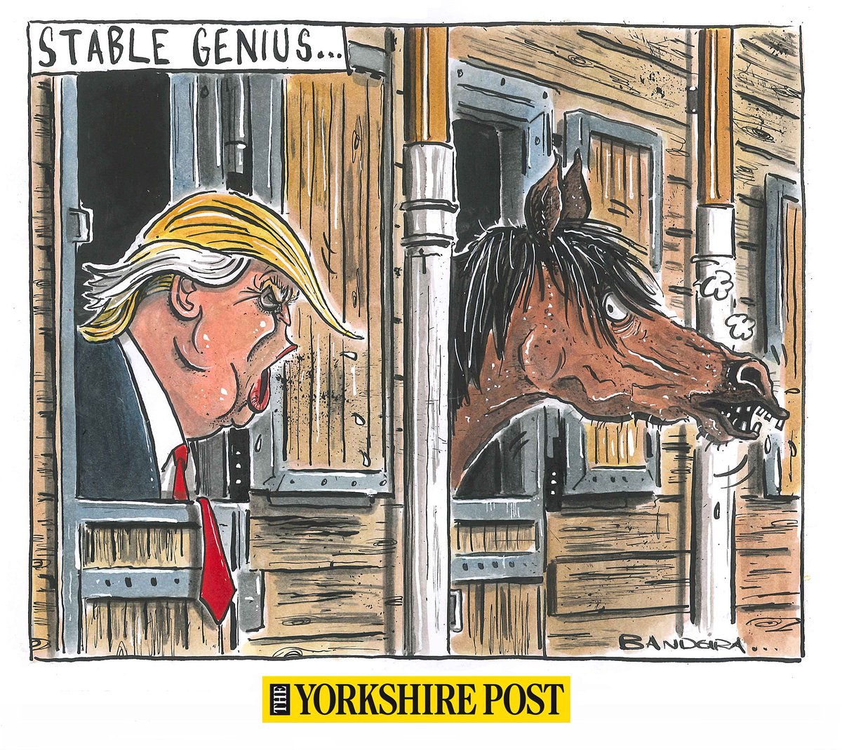 Stable Genius... : r/editorialcartoons