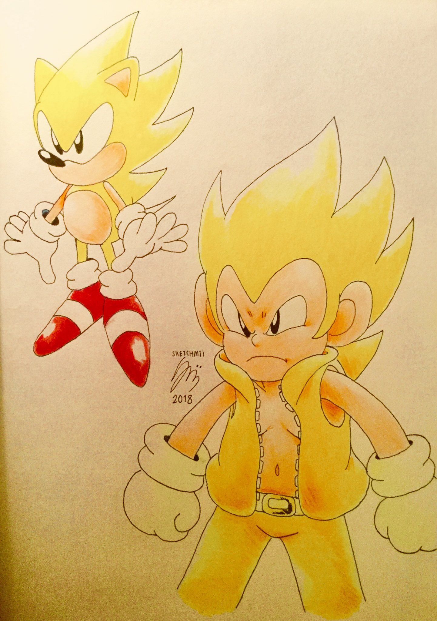 Human Super Shadow The Hedgehog