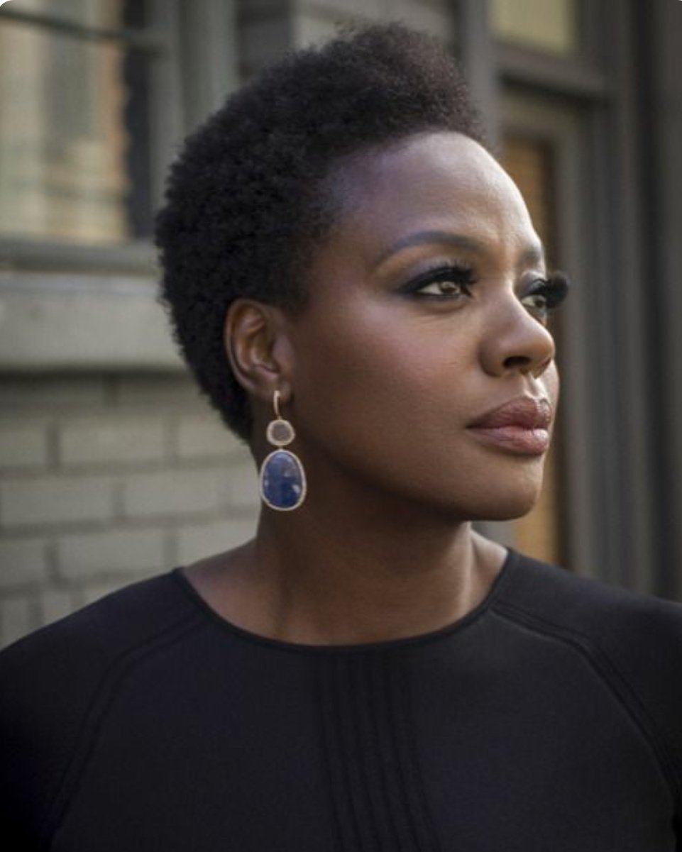 Viola Davis Natural Hair