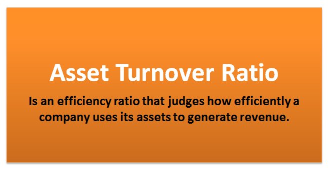 Asset Turnover Ratio