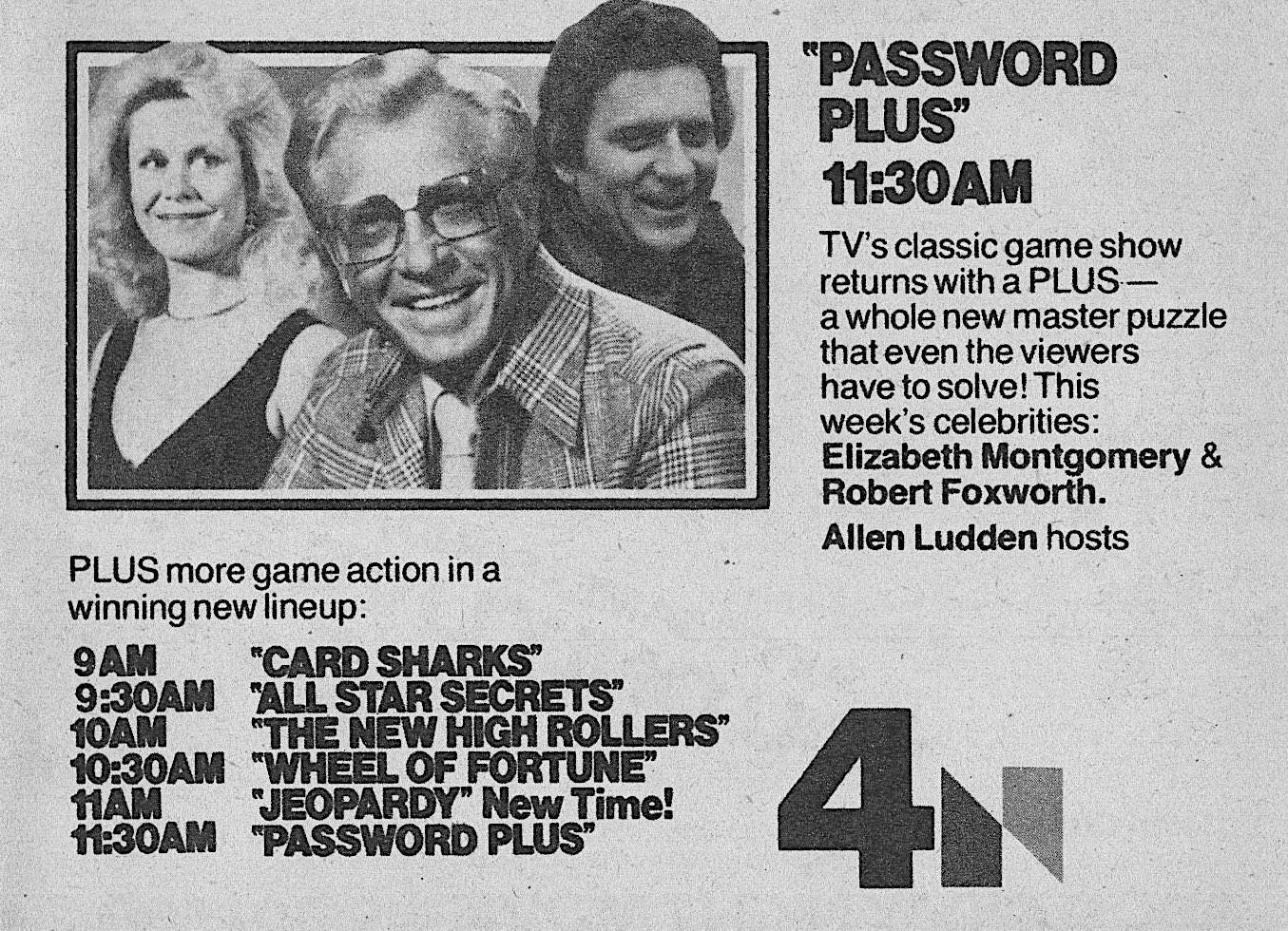 RetroNewsNow on Twitter: "📺DEBUT: ‘Password Plus’ hosted by Allen Ludden premiered 39 years ago ...