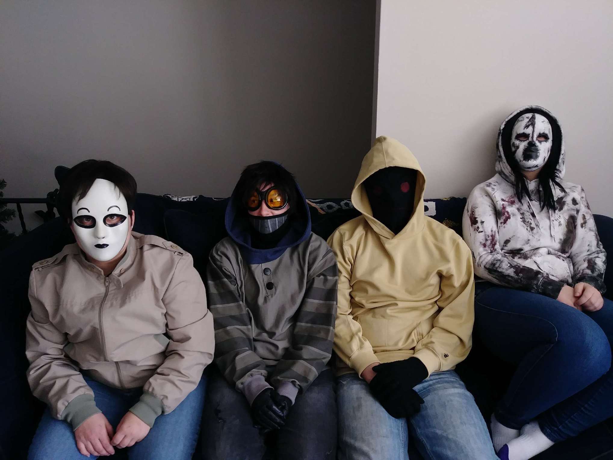 Masky Hoodie Cosplay