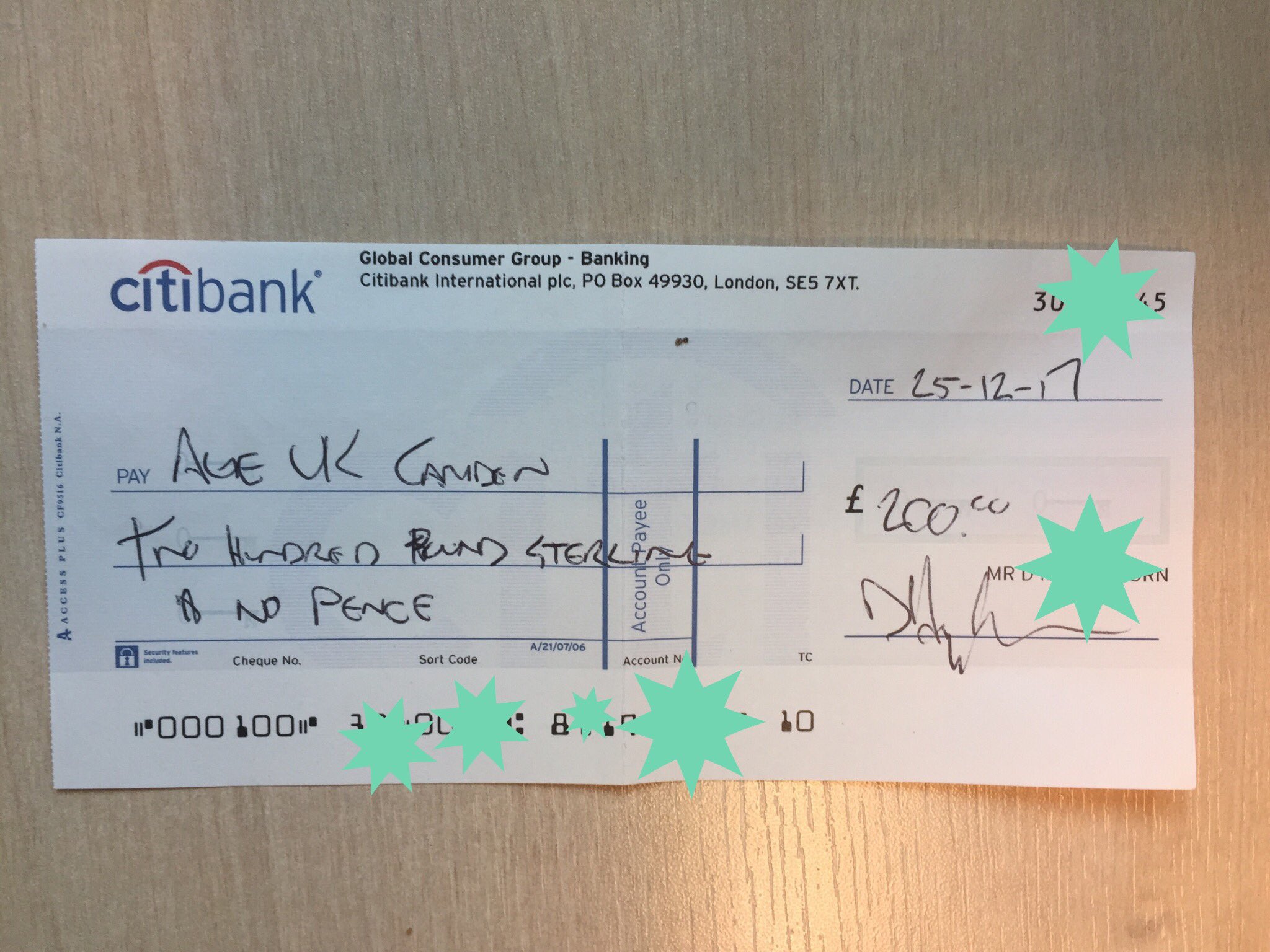 Uk Bank Cheques
