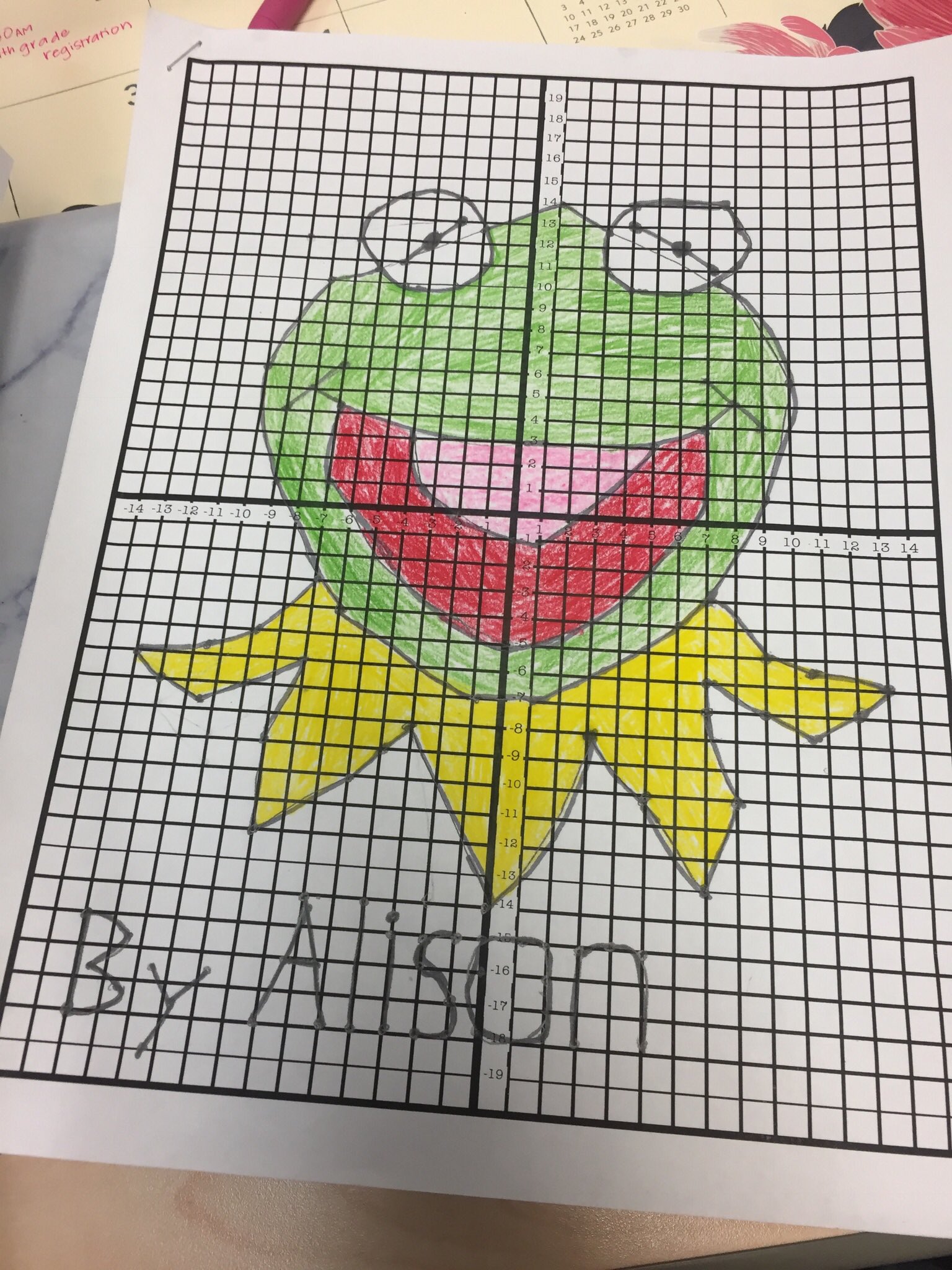 Coordinate Plane Art